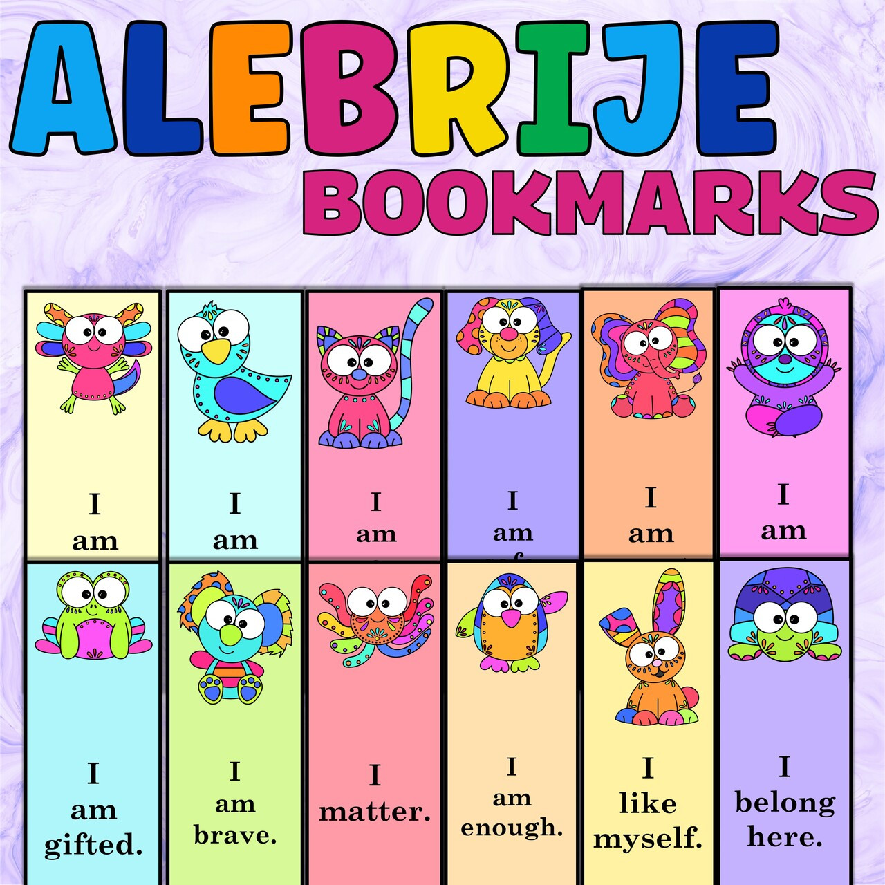 Affirmation Flashcards - Cute Animals Cards: Empowering Cards for Young ...