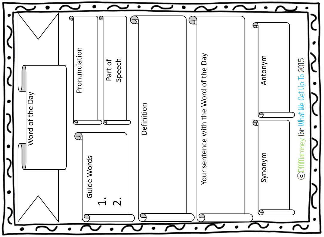 Fourth Grade Word of the Day and Vocabulary Builder - Amped Up Learning