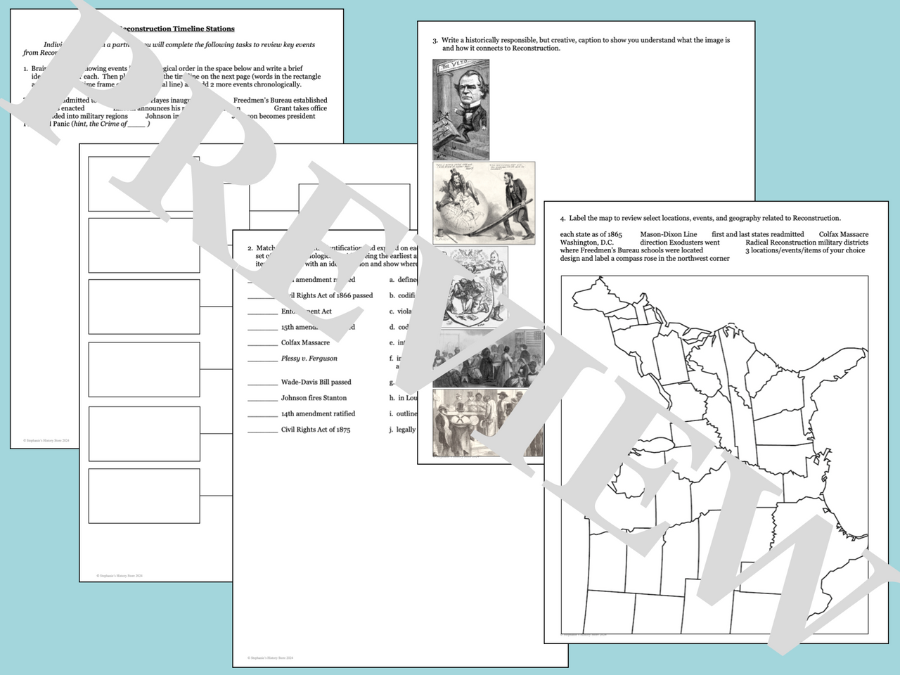 Reconstruction Timeline Map Image Analysis Stations Activity