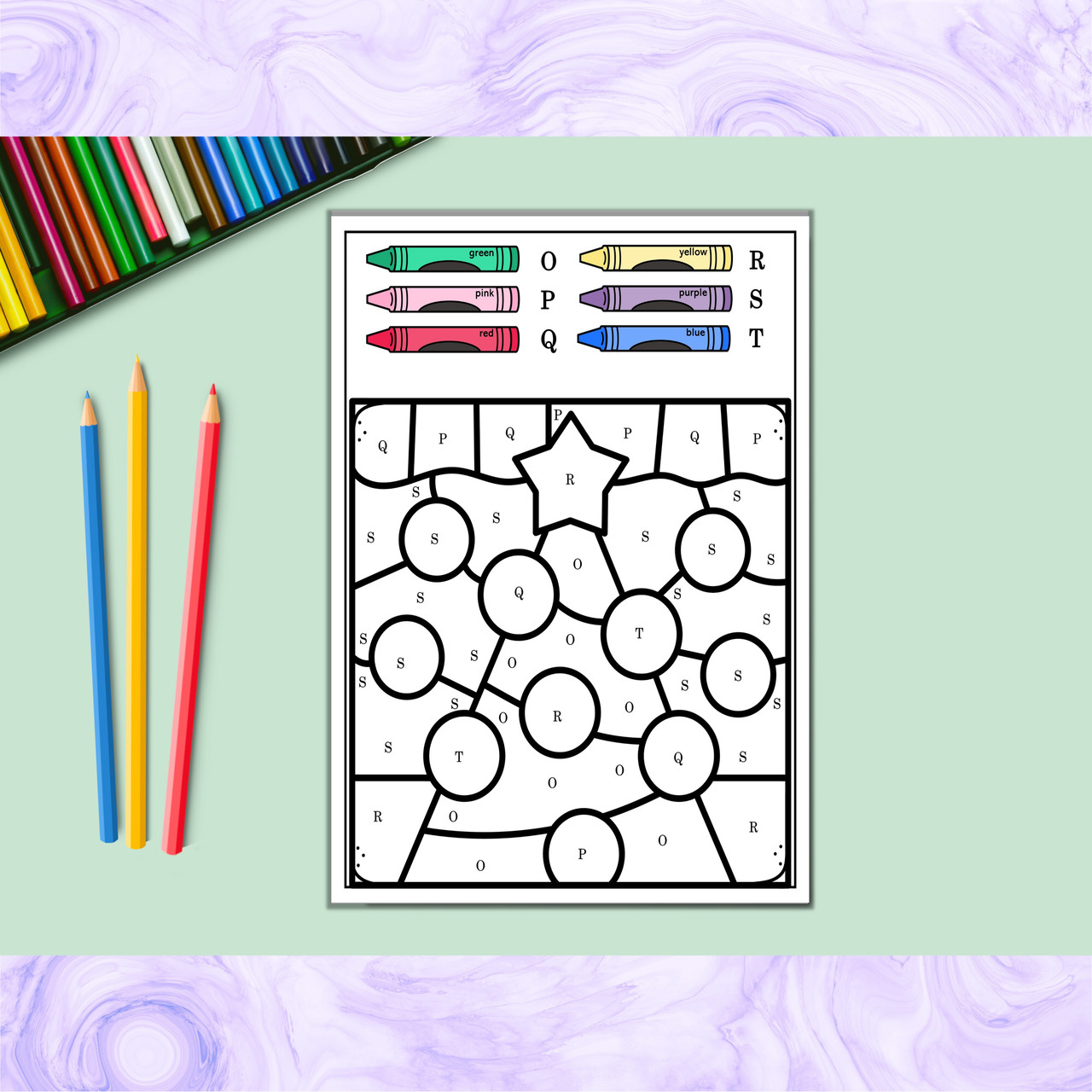 Christmas Color By Letter Alphabet Practice Uppercase Lowercase ...