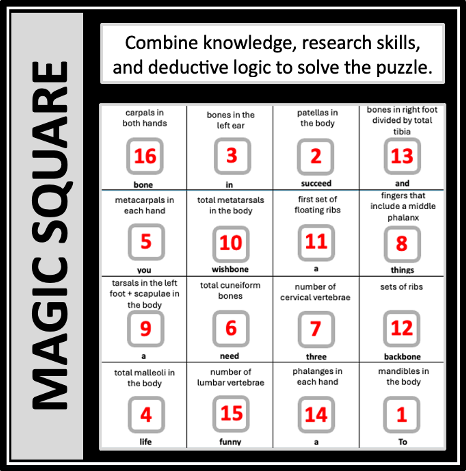 Skeletal System: Escape Room - Amped Up Learning