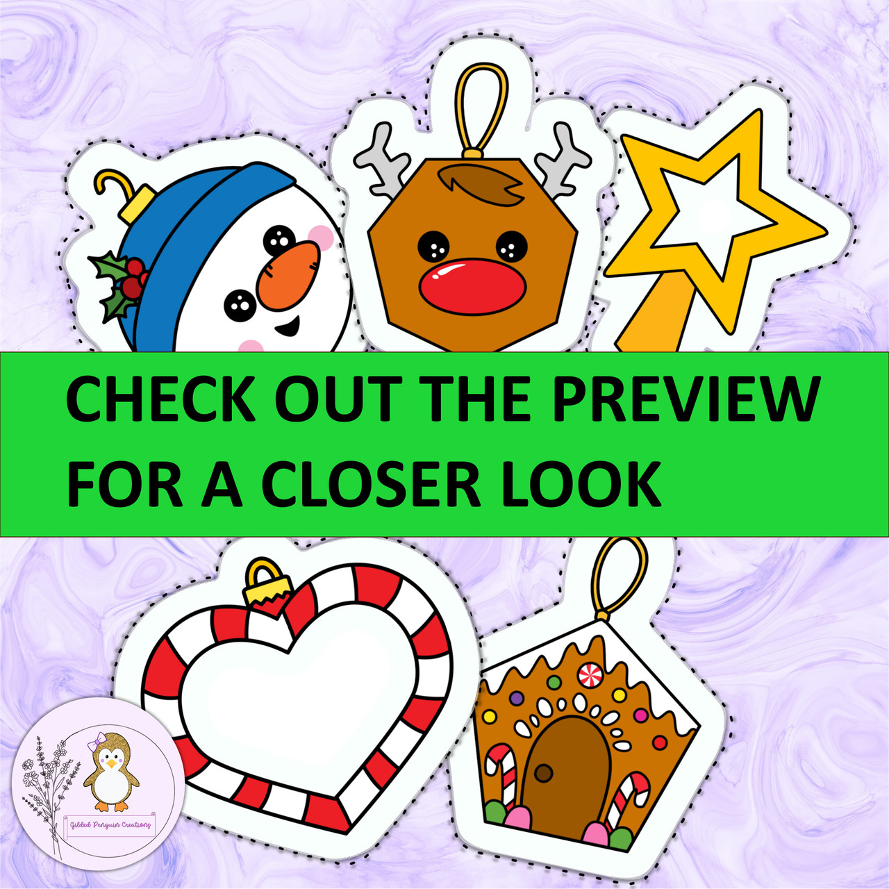 Christmas Ornament Scissor Skills Activity Shapes Cutting Practice ...