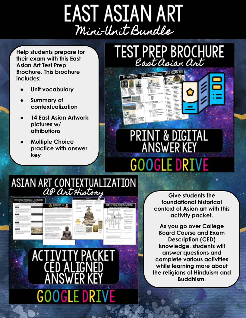 East Asian Art Mini-Unit Bundle - AP Art History - Amped Up Learning