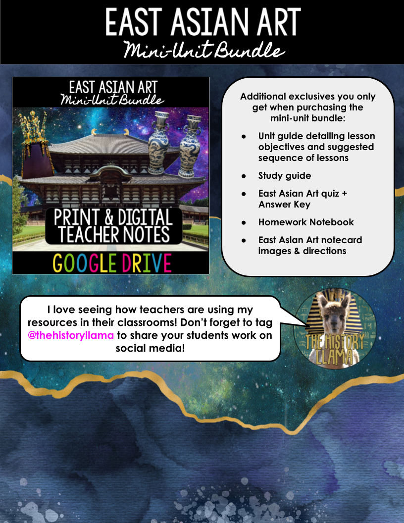 East Asian Art Mini-Unit Bundle - AP Art History - Amped Up Learning
