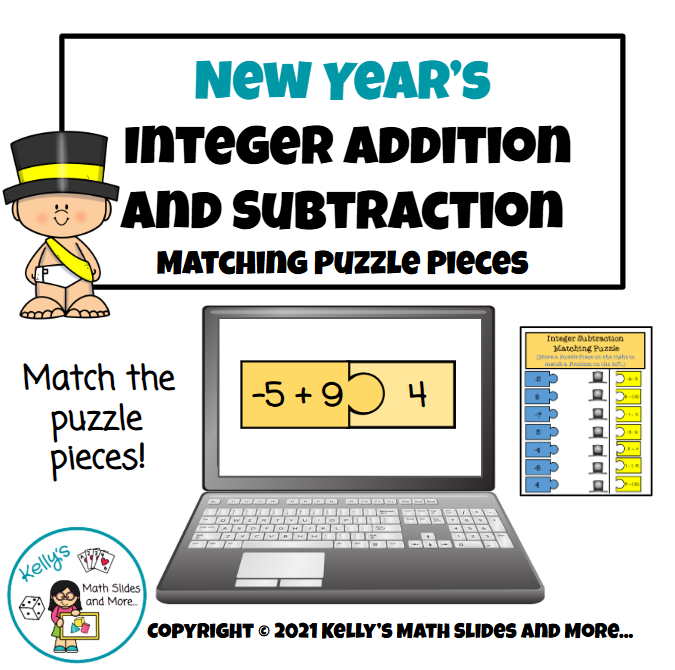 New Year's Bundle - Integers - Amped Up Learning