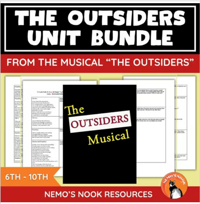 The Outsiders Song Analysis Bundle - Amped Up Learning