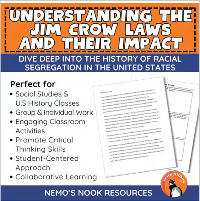 Understanding The Jim Crow Laws and Their Impact - Amped Up Learning