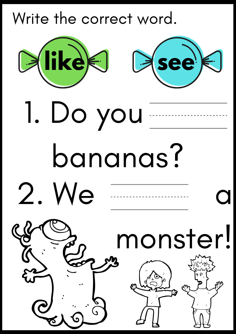 Sight Words for Beginners - 2 - Amped Up Learning