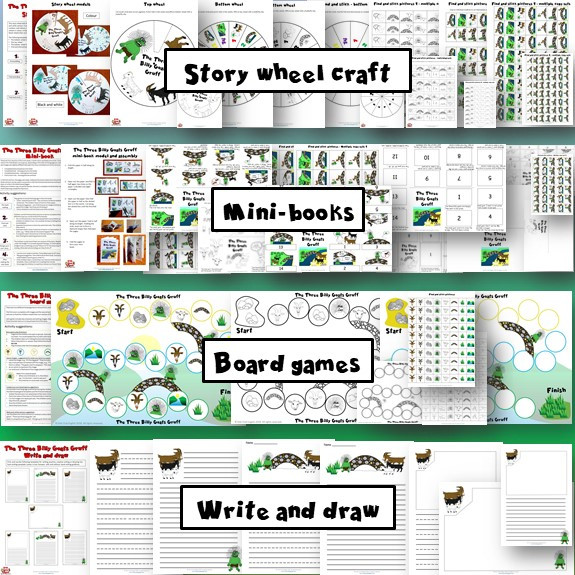 The Three Billy Goats Gruff Activity Pack