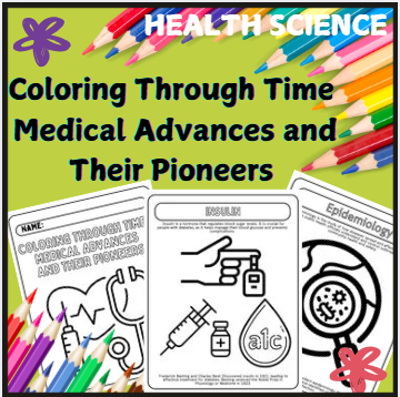 CTE Health Science Coloring Pages: Exploring Medical Advances and Their ...