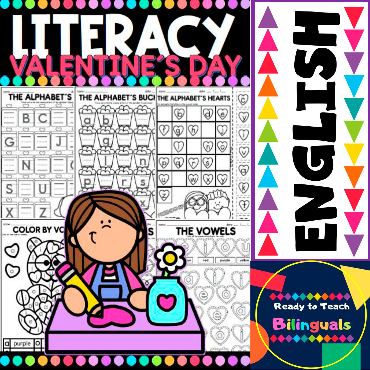 Valentine´s Day Literacy Worksheets & Activities for Pre-k and ...