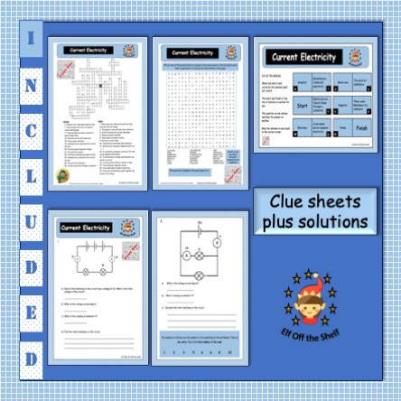Current Electricity - Save the technician Escape Room - Amped Up Learning