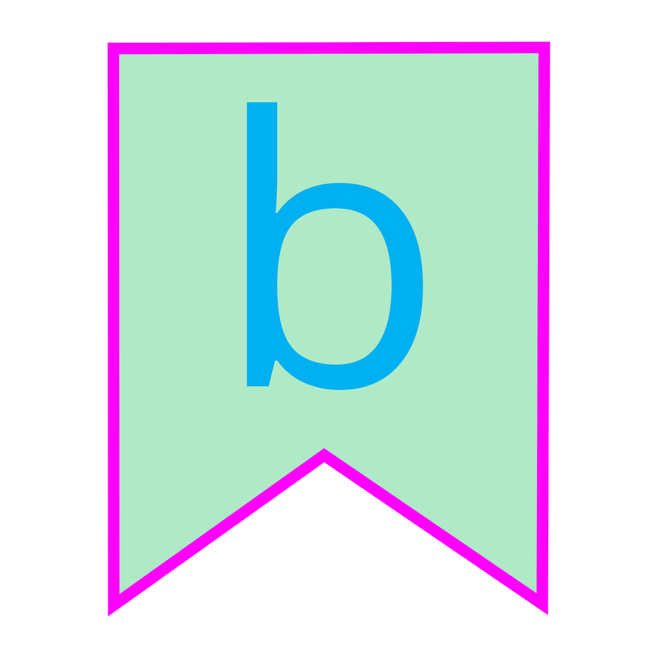 Printable Bulletin Board Bunting Banners, Boho Alphabets Bunting ...