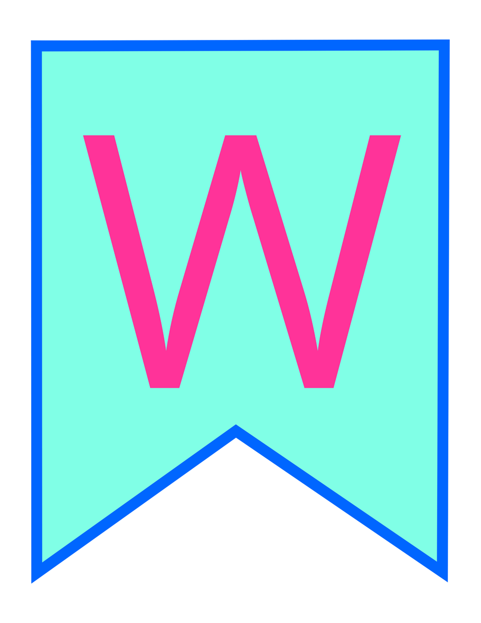 Printable Bulletin Board Bunting Banners, Boho Alphabets Bunting ...