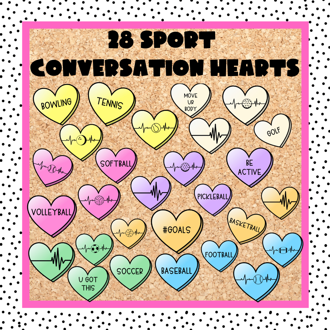 PE Valentine's Bulletin Board