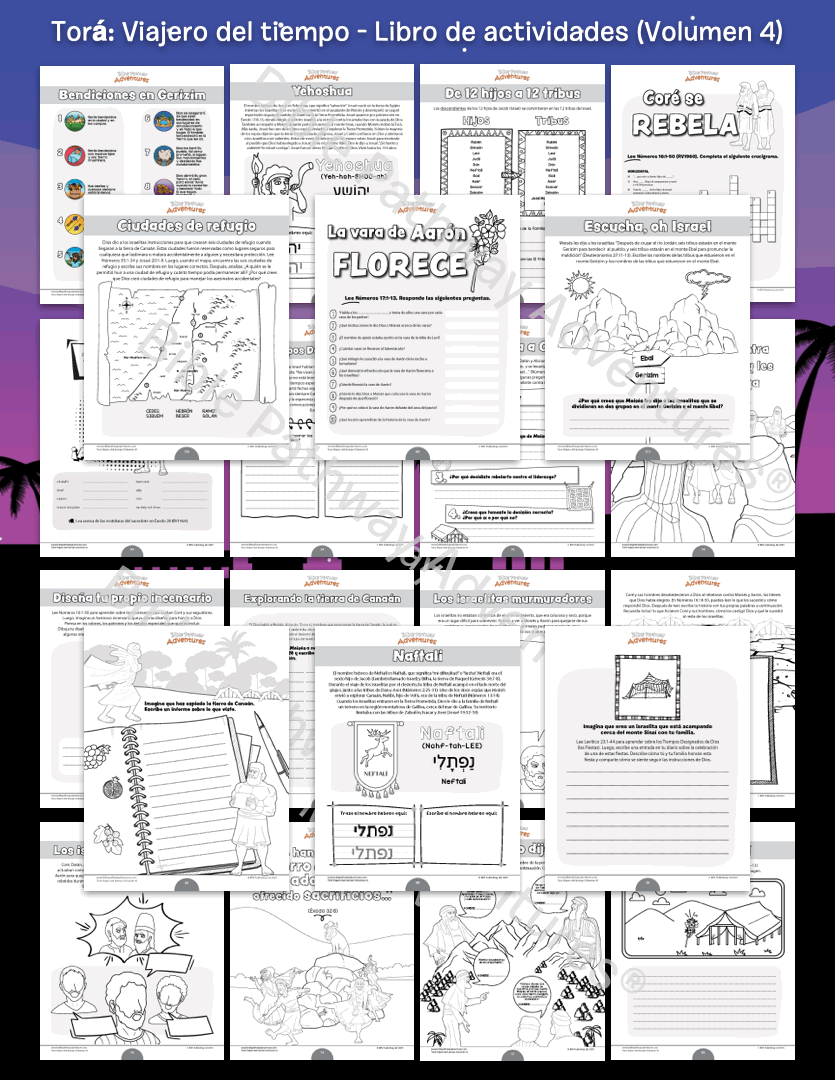 Libro de actividades: Torá: Viajero del tiempo - Volumen 4