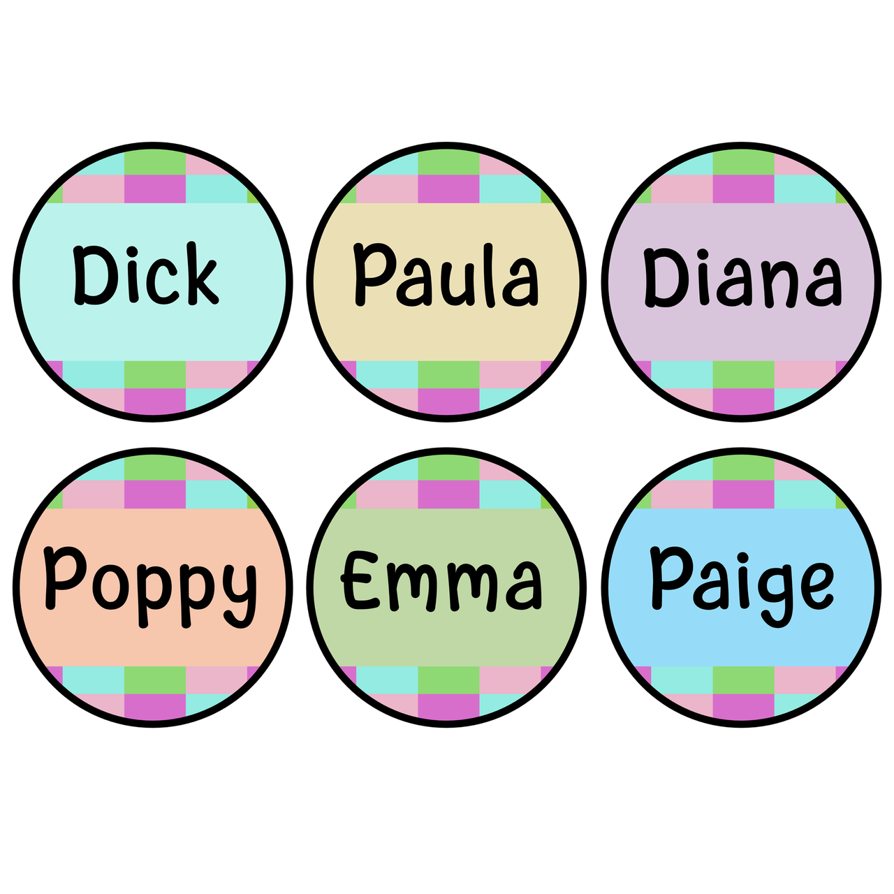 Printable Boho Student Nameplates, Editable Classroom Labels, Templates ...