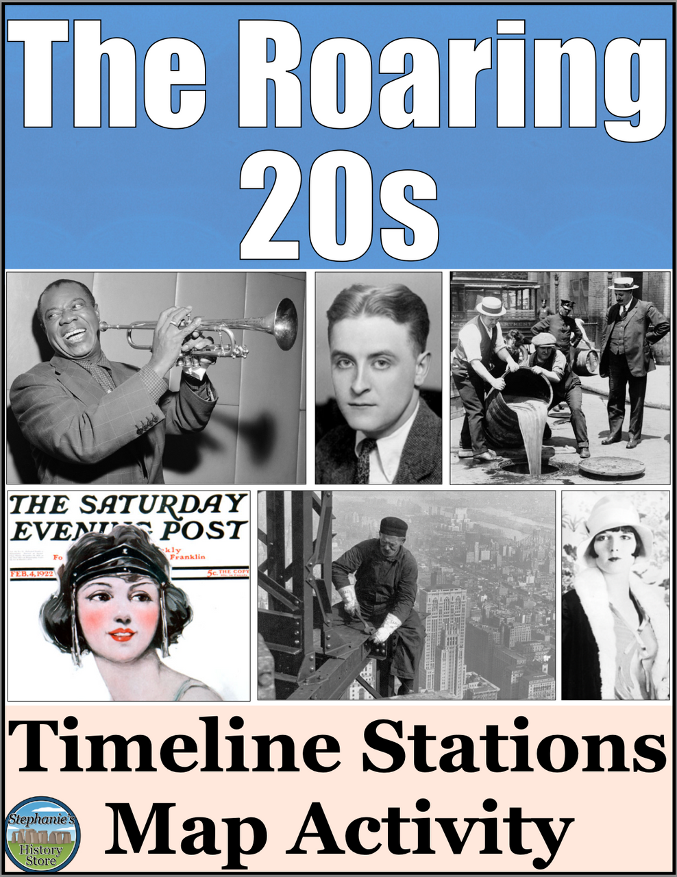 The Roaring 20s Timeline Map Image Analysis Stations Activity