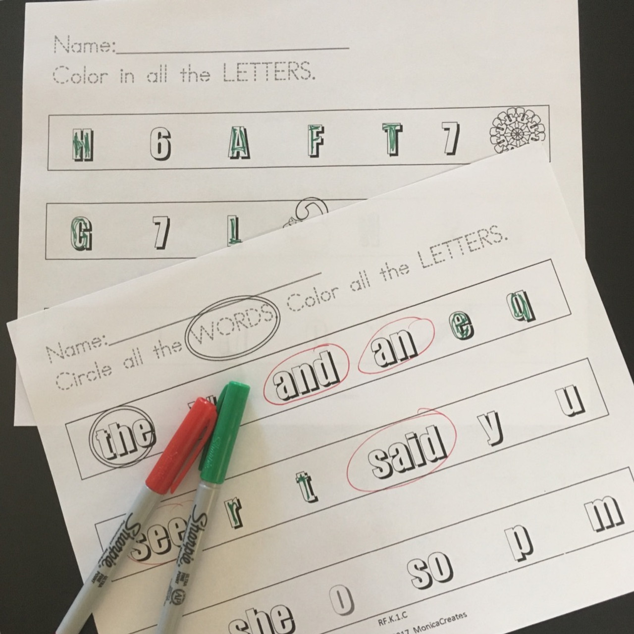 Concepts of Print - Early Literacy -Letters, Consonants,Vowels - Diff ...