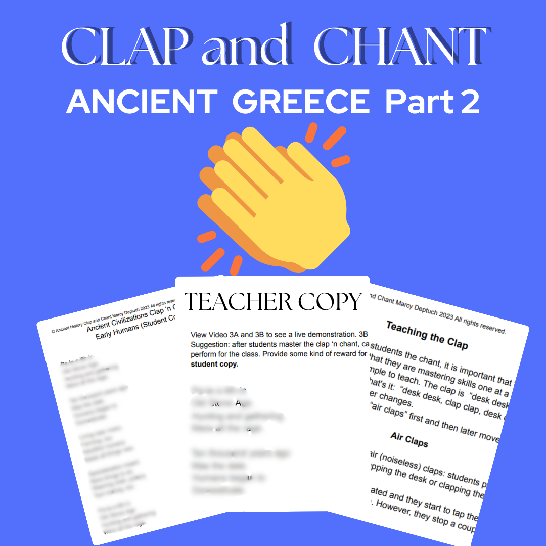 Ancient Greece Part 2, Clap and Chant, World History, Kinesthetic ...