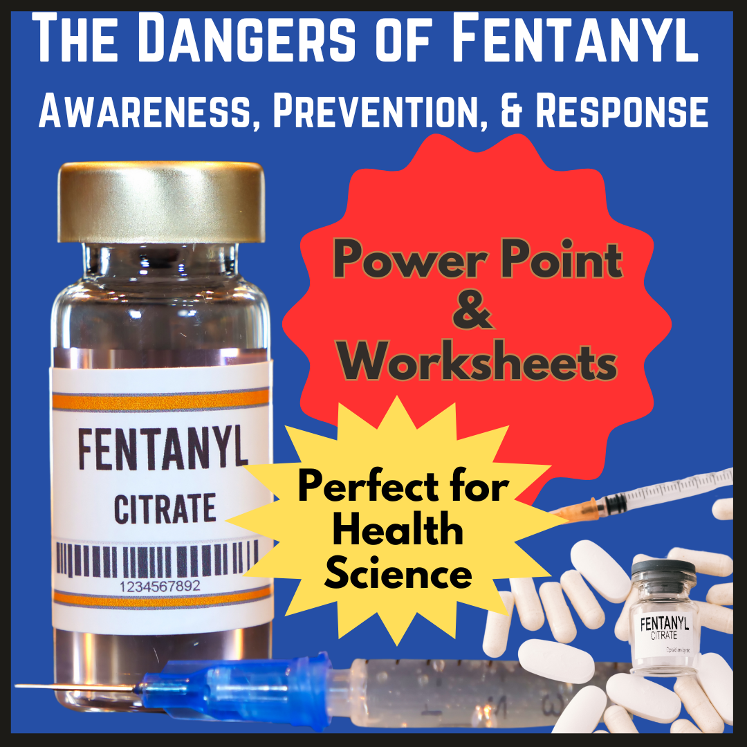 The Dangers of Fentanyl Awareness, Prevention & Response PPT / Worksheets