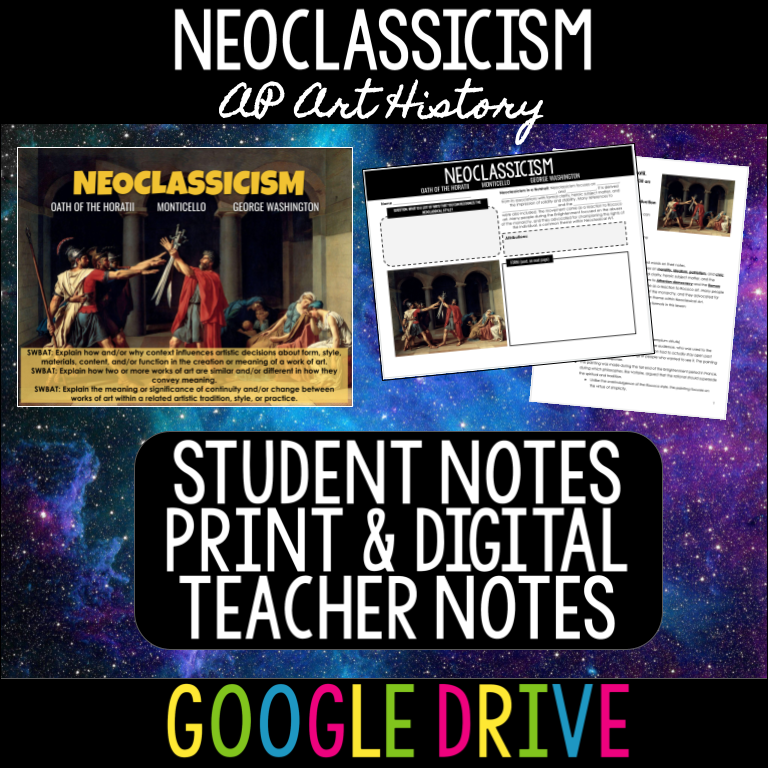 Neoclassicism PPT + FRQ 2 - AP Art History - Amped Up Learning