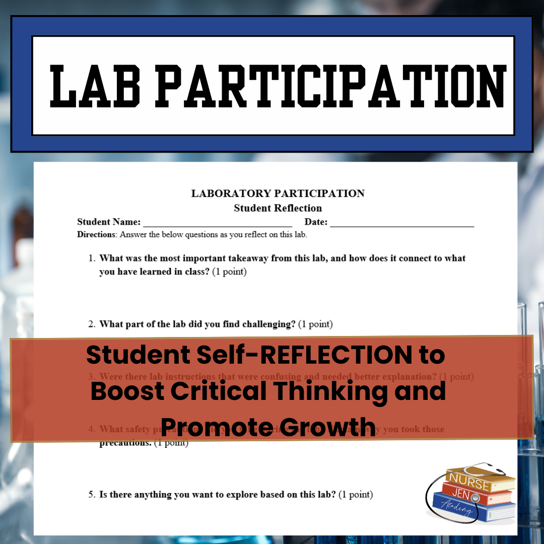Laboratory Participation Student Self-Assessment & Reflection for ...