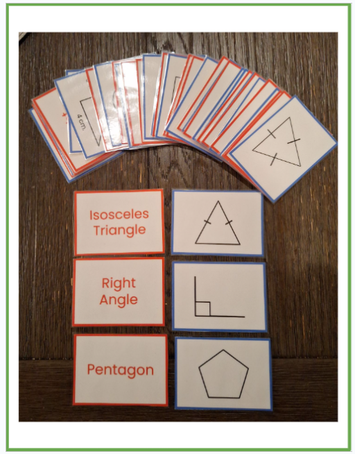 Geometry Activities - Card Matching/Geometry Bingo/Accordian Math Art ...