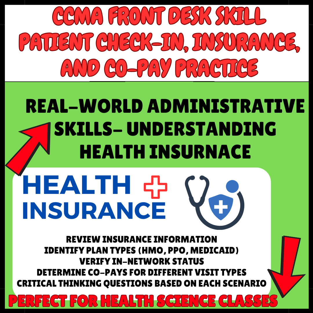 Front Desk Skills: Patient Check-In, Insurance, and Co-Pay Practice ...