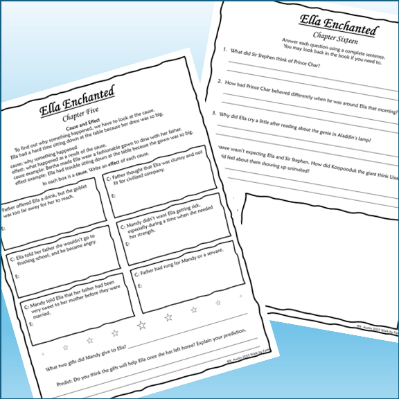 Ella Enchanted Novel Study