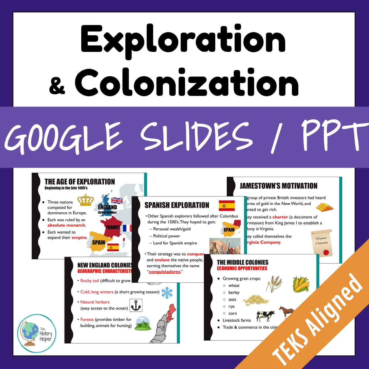 Exploration and Colonization | Google Slides / PowerPoint