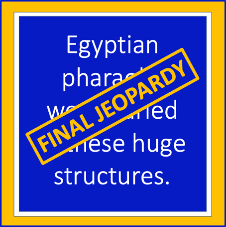 Ancient Civilizations Jeopardy