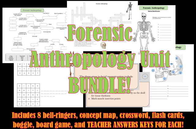 Forensic Anthropology Unit Bundle - Amped Up Learning