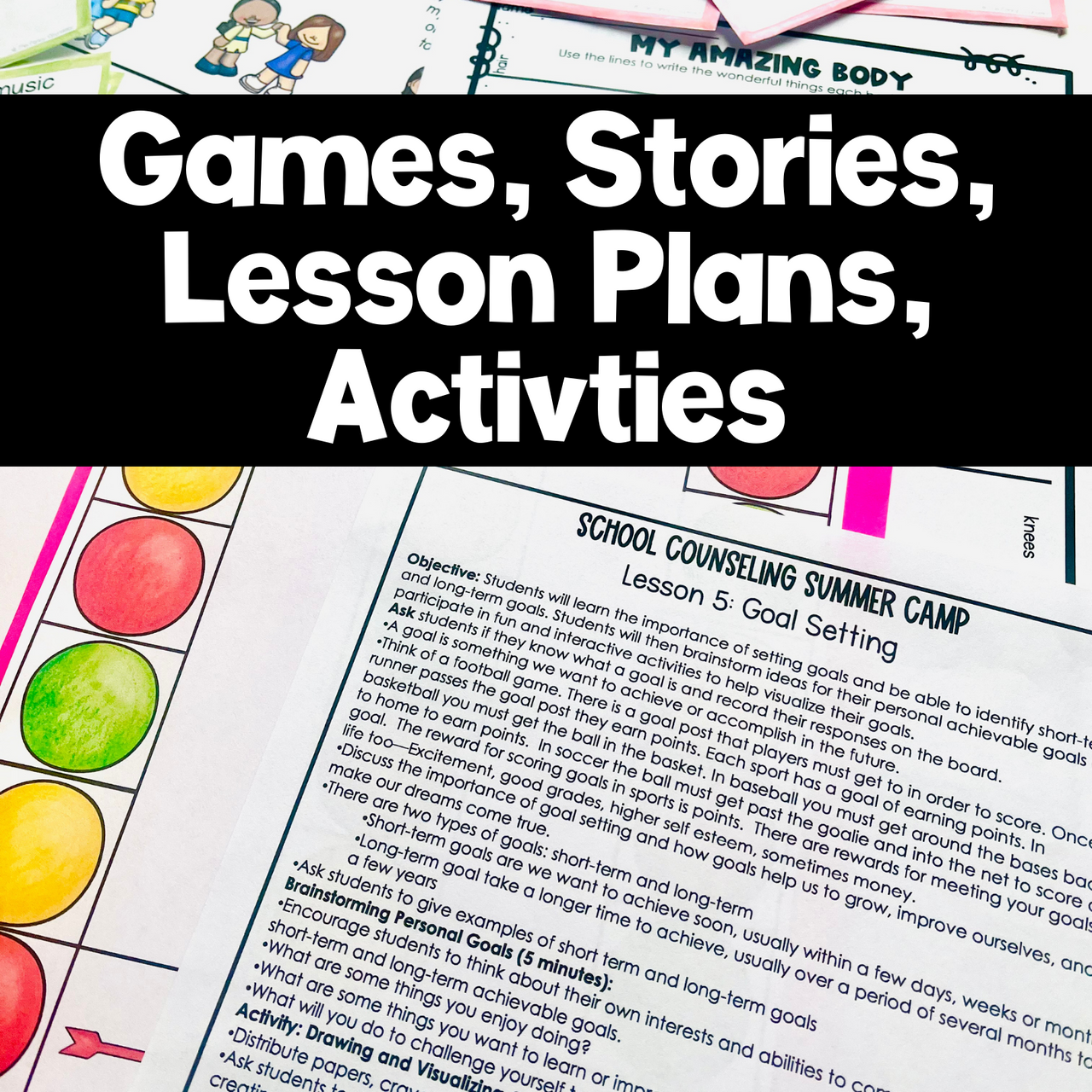 SEL School Counseling Summer Camp Curriculum Lessons Games Extended ...