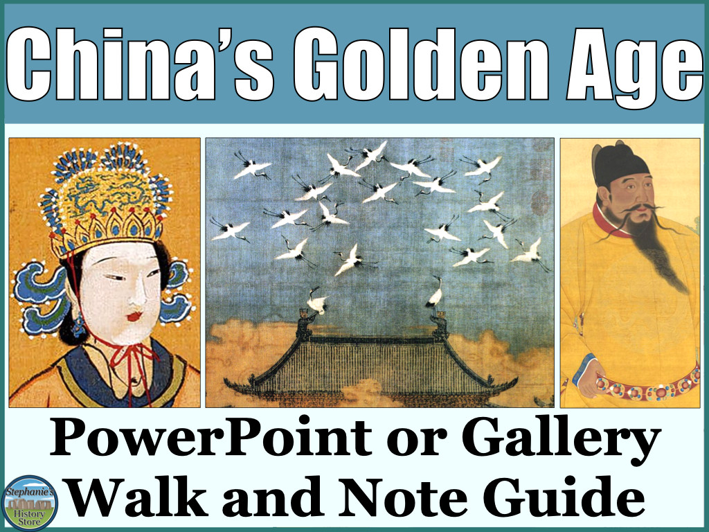 China's Golden Age and Ming Dynasty PowerPoint Note Guide and Review ...