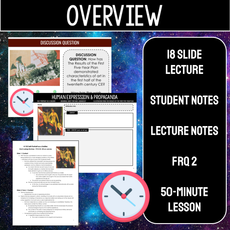 Human Expression & Propaganda Lecture + Writing Prompt - AP Art History ...