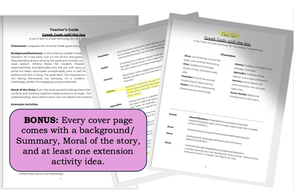 Reader's Theater Ancient Greece/Greek Mythology-King Midas - Amped Up ...