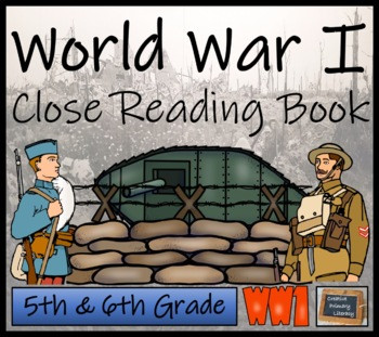 BUNDLE World War I Close Reading Comprehension Activity Book | 5th ...