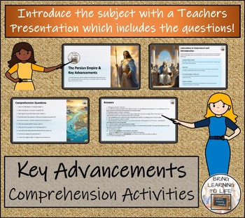 Key Advancements of Ancient Persia Close Reading Activities | 5th & 6th ...