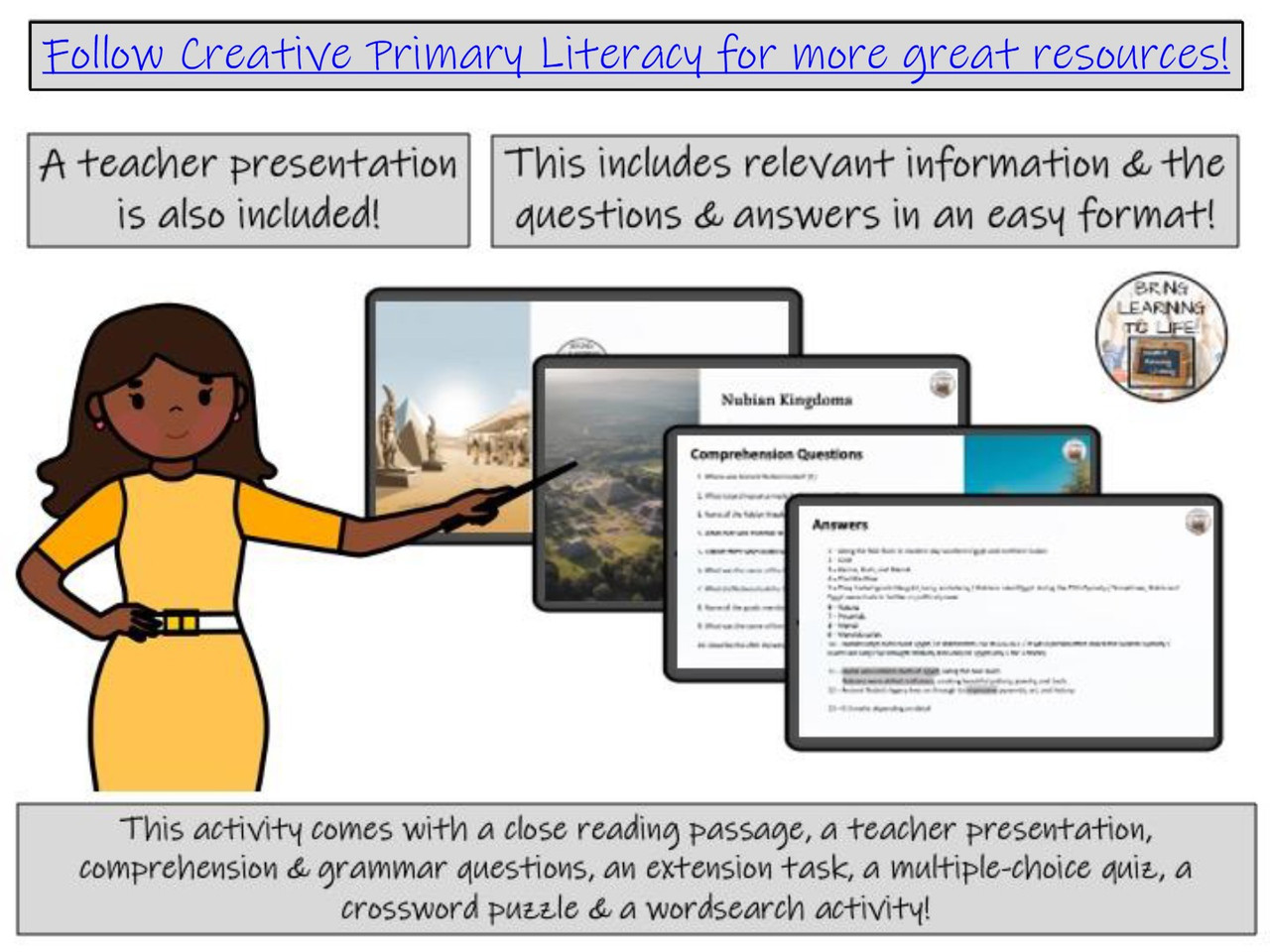 Ancient Nubia Overview Close Reading Comprehension Activities | 5th ...
