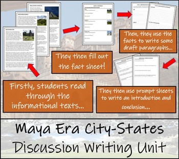 Most Powerful City of the Maya Empire Opinion Writing Unit | 5th & 6th ...