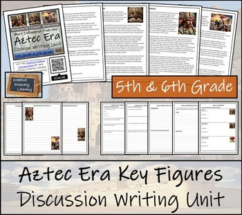 Most Influential Figure of the Aztec Era Opinion Writing Unit | 5th ...