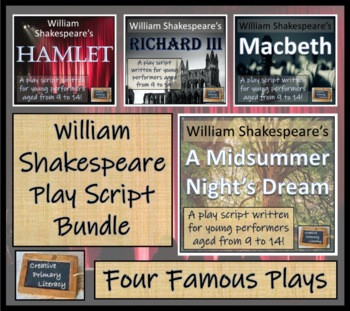 Four Shakespeare Plays | Hamlet, Midsummer Night's Dream, Macbeth ...