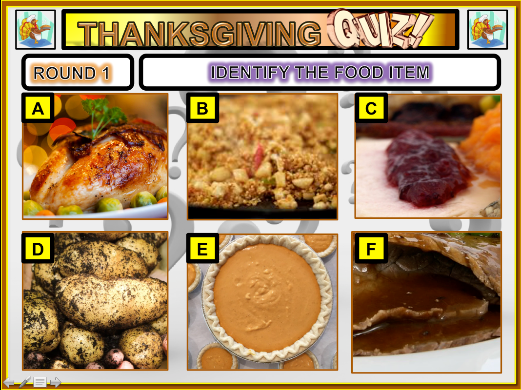 The Big Thanksgiving Quiz - Amped Up Learning