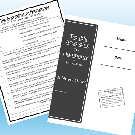 Trouble According to Humphrey Novel Study