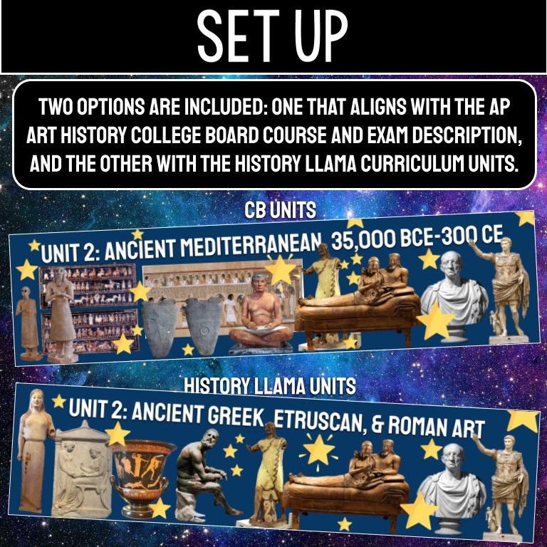 AP Art History Google Classroom Banners - Amped Up Learning