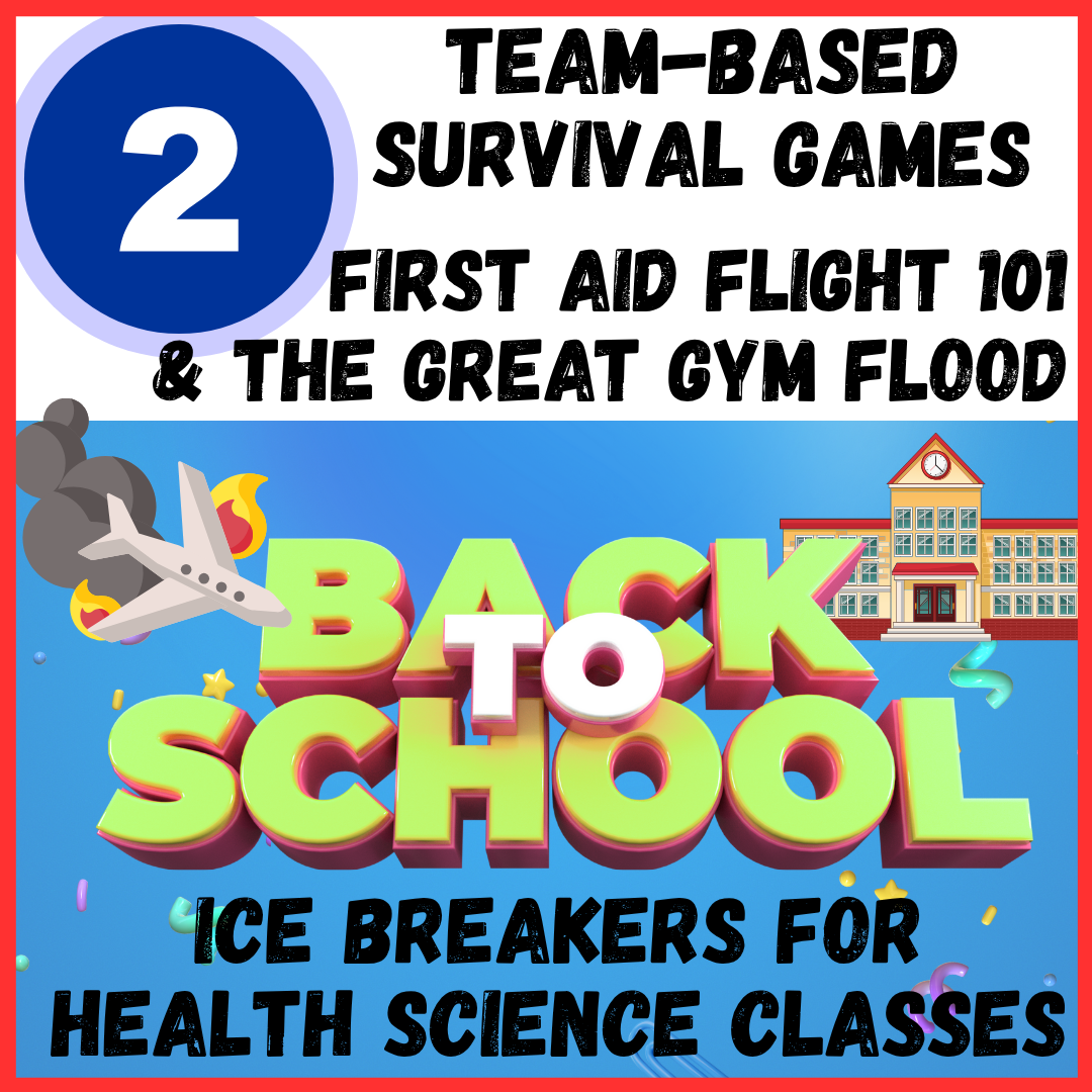 Back to School Health Science Icebreaker Survival Game Team Emergency ...