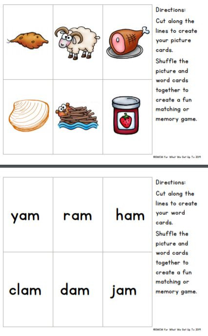 The -am Word Family - Amped Up Learning