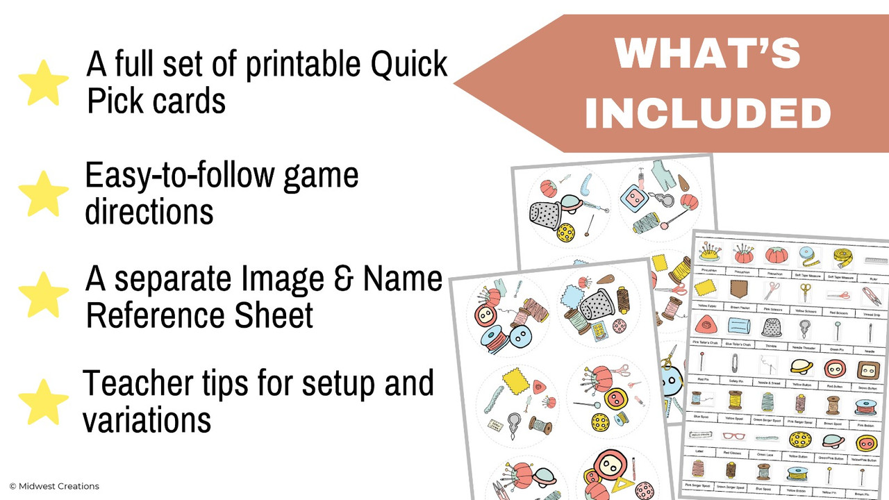 Quick Pick: Sewing Tools Matching Game – Fun & Fast Review for FCS Classes