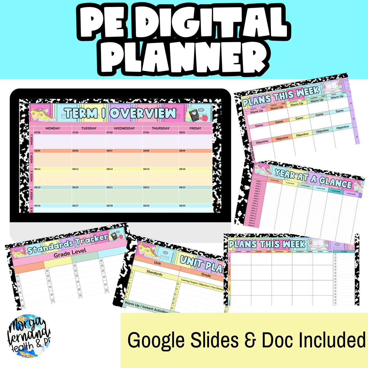 PE Teacher Digital Planner | Back to School